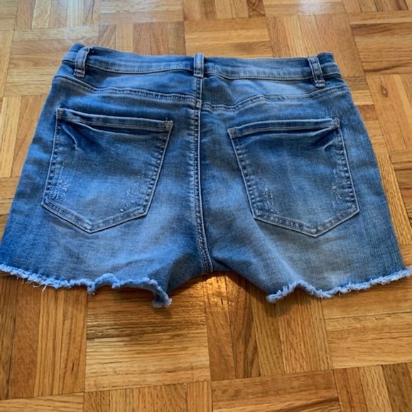 Ardene | Shorts | Denim Shorts With White Pearl | Poshmark